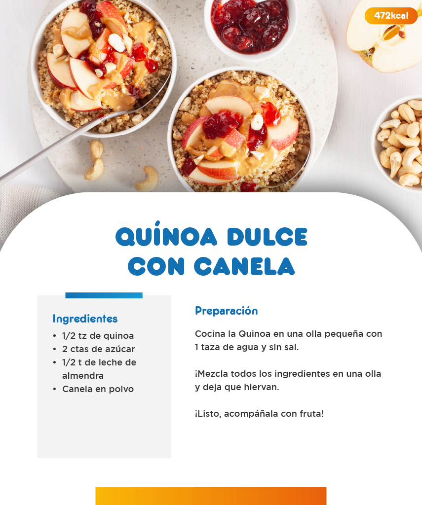 Quínoa Dulce con Canela
